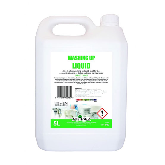 Washing up Liquid 5L – maxwhitcleaningsupplies